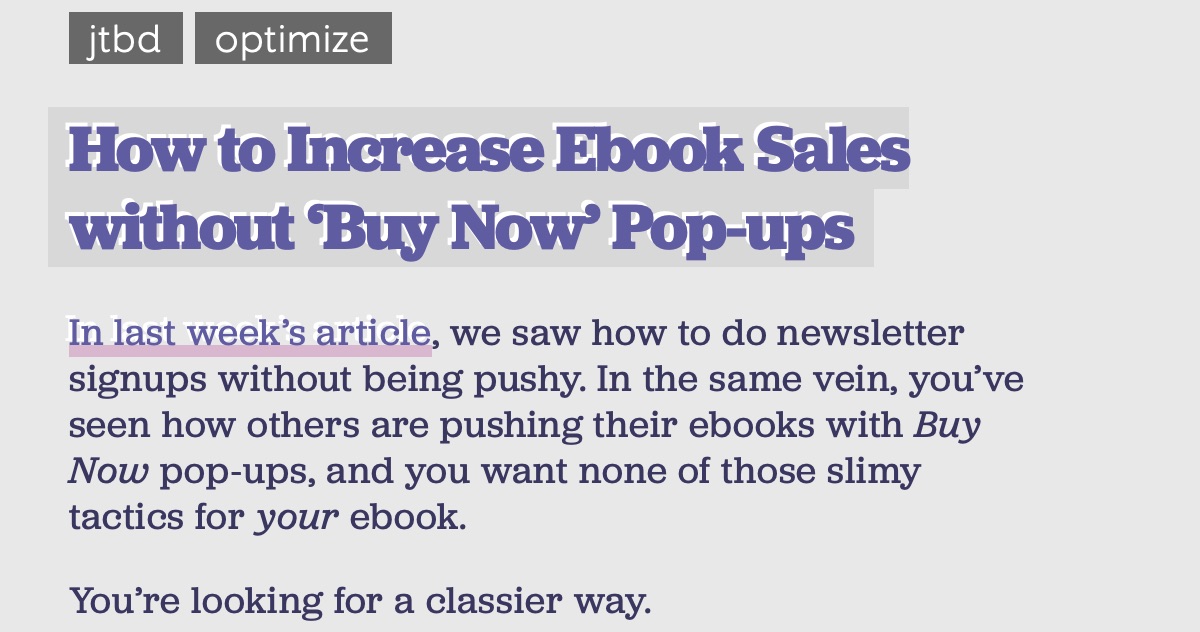How to Increase Ebook Sales without ‘Buy Now’ Pop-ups? | sharpen.page ...